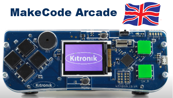 Kitronik ARCADE και MakeCode Arcade κιτ για εκπαίδευση διασκέδαση δημιουργία